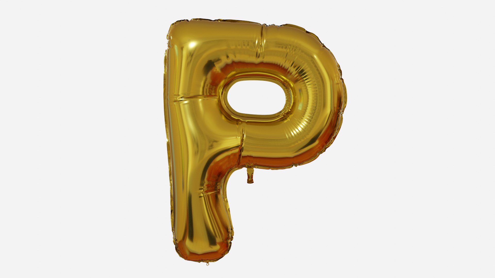 Foil Balloon Letters 3D Model - TurboSquid 2138329