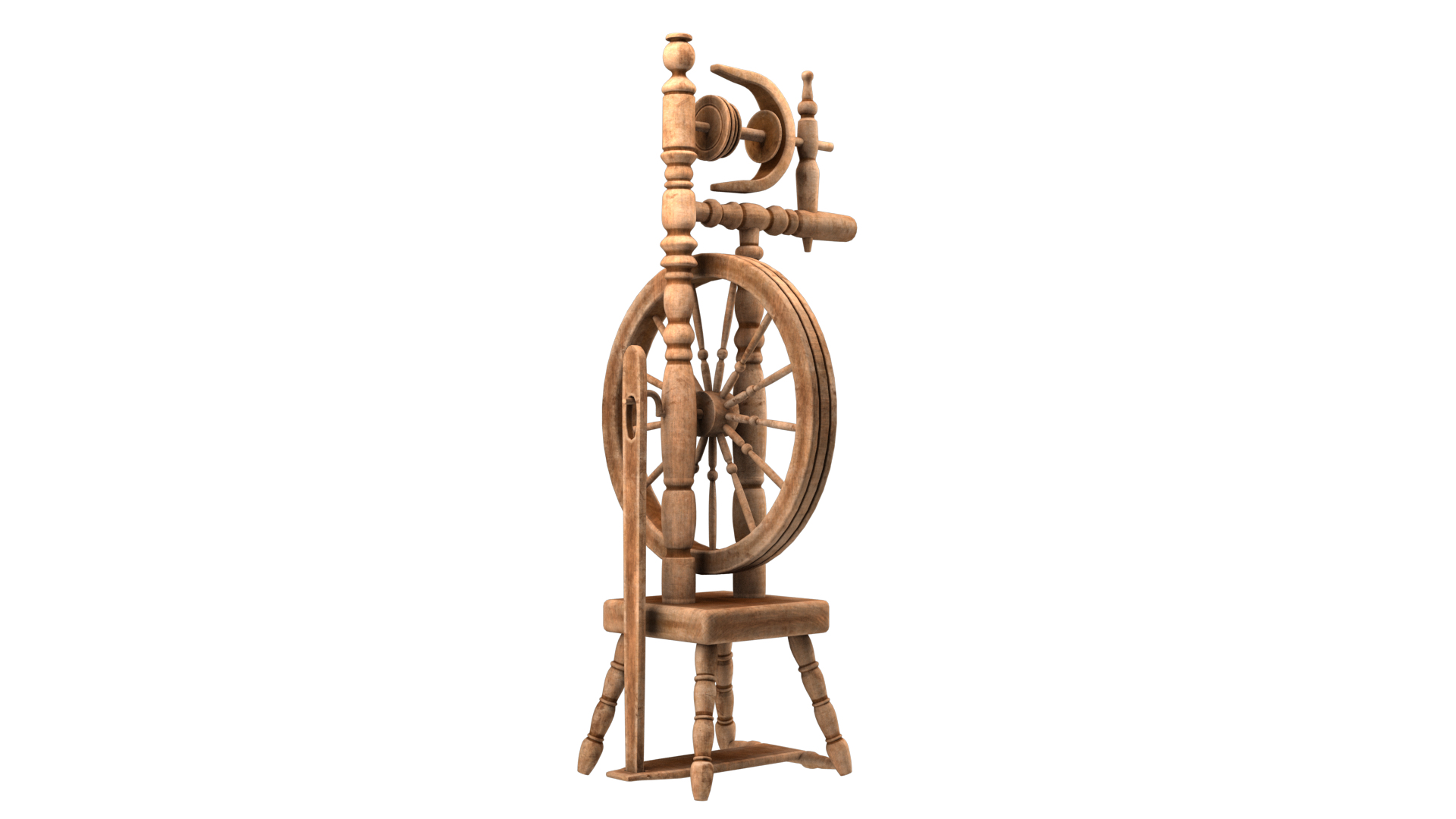 3D model spinning wheel - TurboSquid 2159263