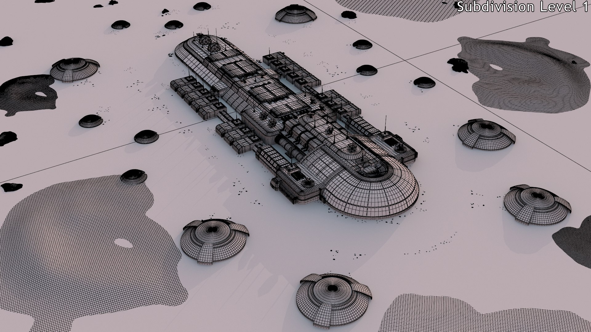 Mars City model - TurboSquid 1891888