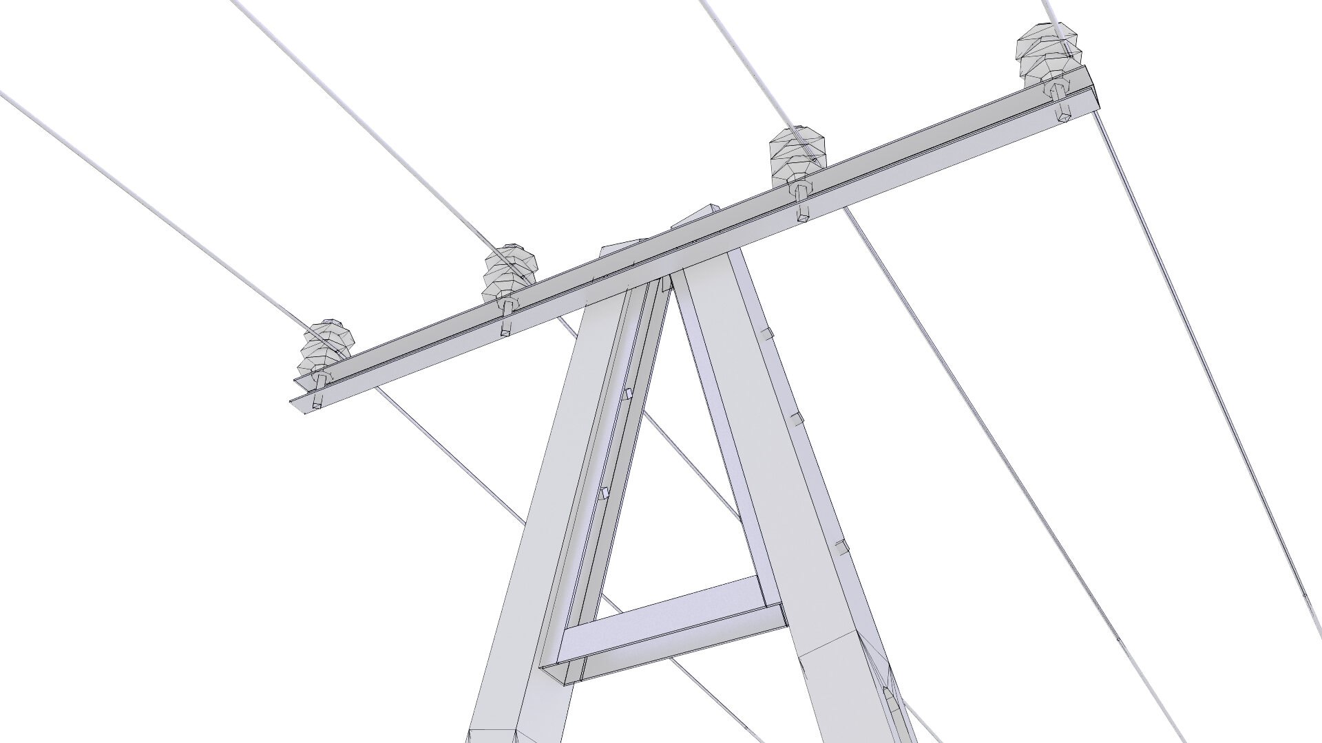 3D Utility Electric Pole Game Low Poly 16 - TurboSquid 1864066