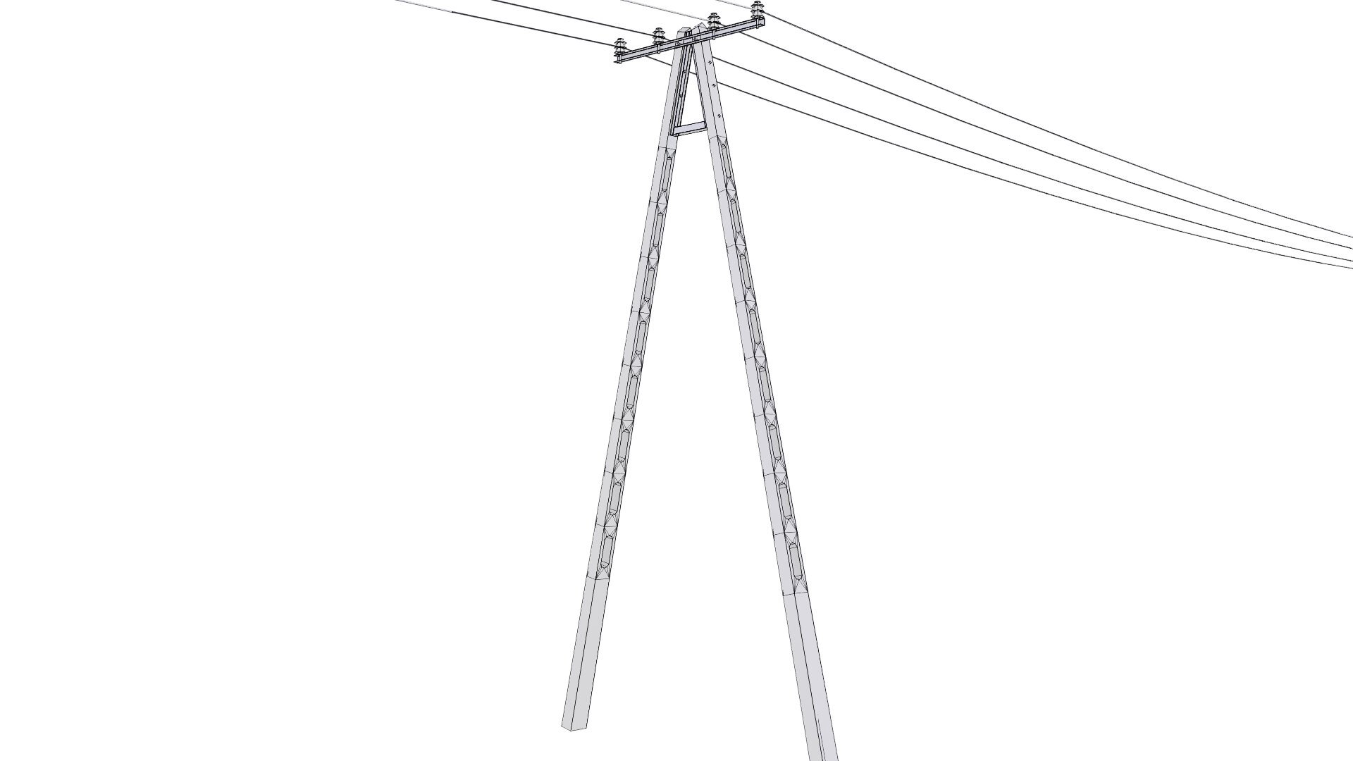 3D Utility Electric Pole Game Low Poly 16 - TurboSquid 1864066