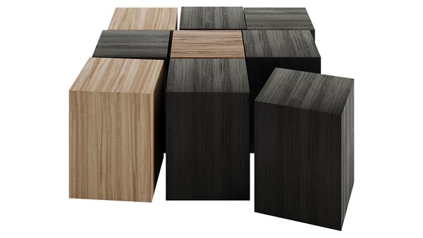 3D Box Coffee Table model - TurboSquid 1812005