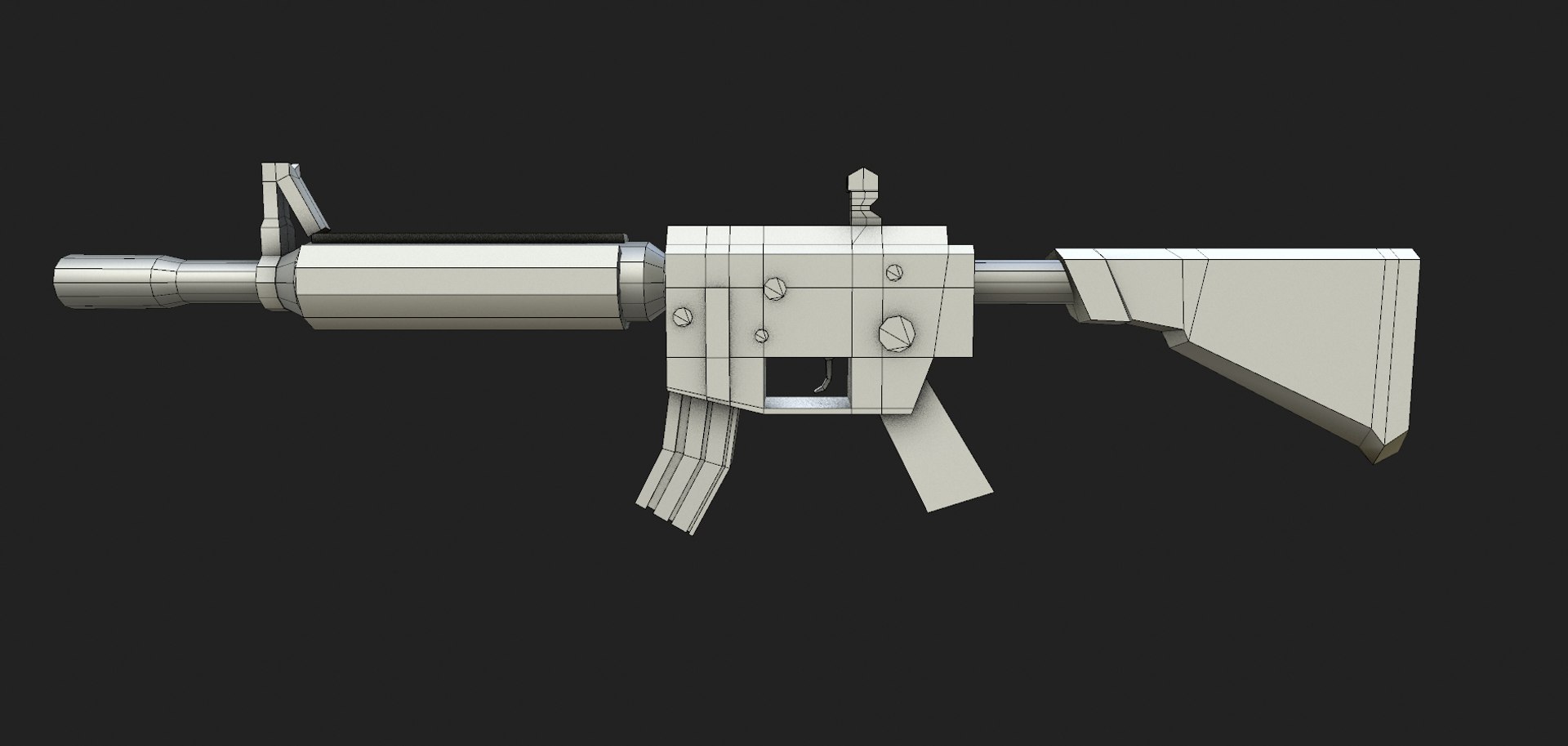 Stylized M4a4 3D Model - TurboSquid 1302134