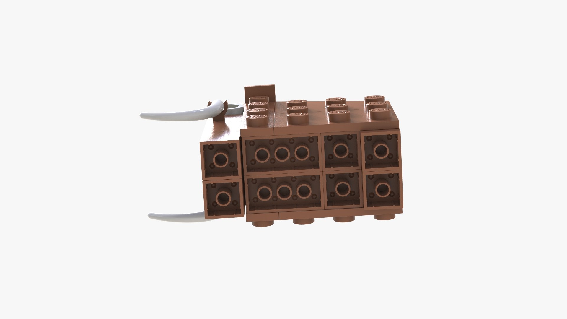 3D Model Lego Mammoth Animal - TurboSquid 1783072