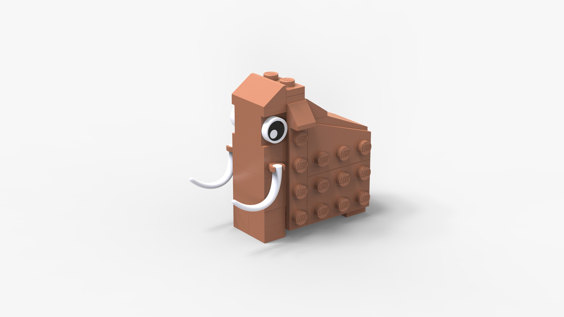 3D Model Lego Mammoth Animal - TurboSquid 1783072