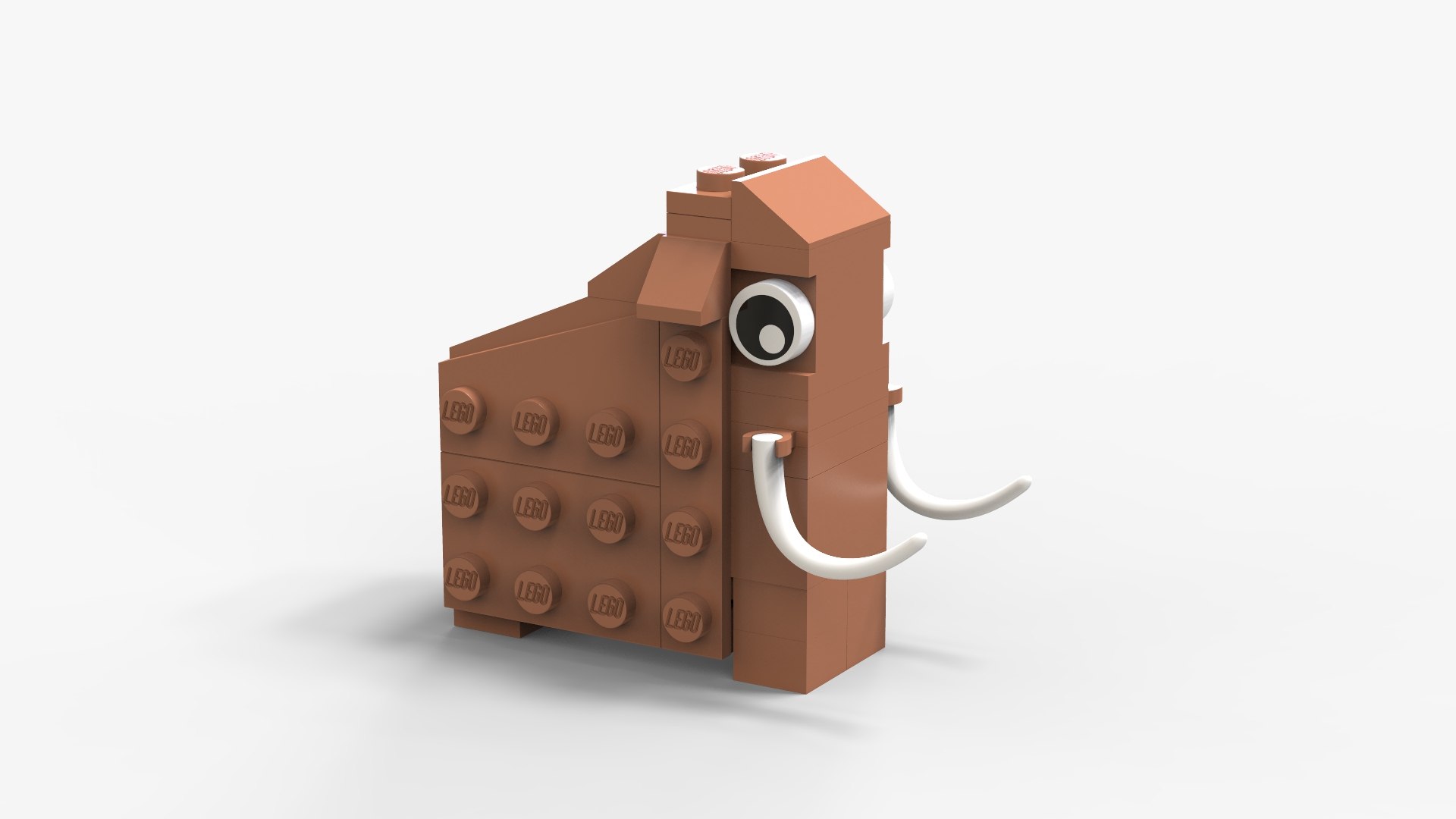3D Model Lego Mammoth Animal - TurboSquid 1783072