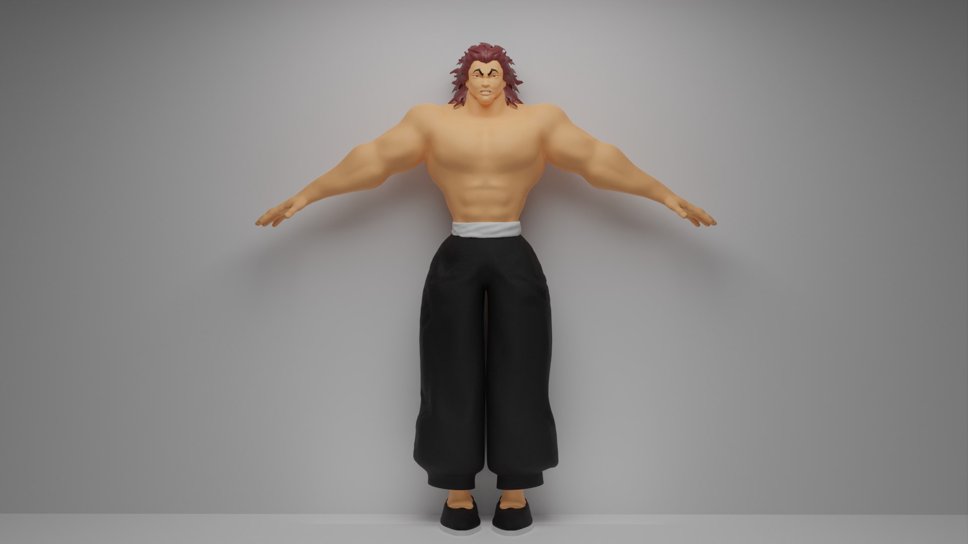 Yujiro Hanma - Rigged Full Body Face 3D Model - TurboSquid 2111632