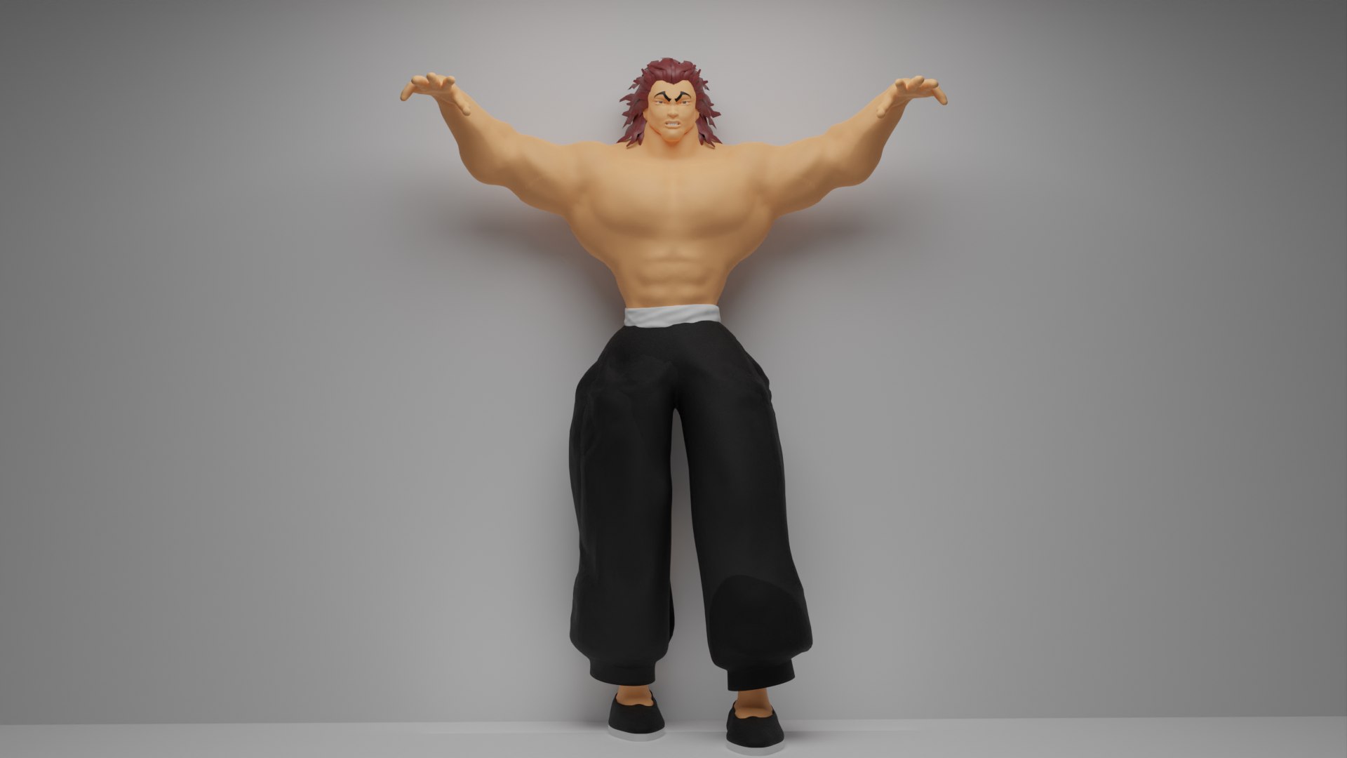 Yujiro Hanma - Rigged Full Body Face 3D Model - TurboSquid 2111632
