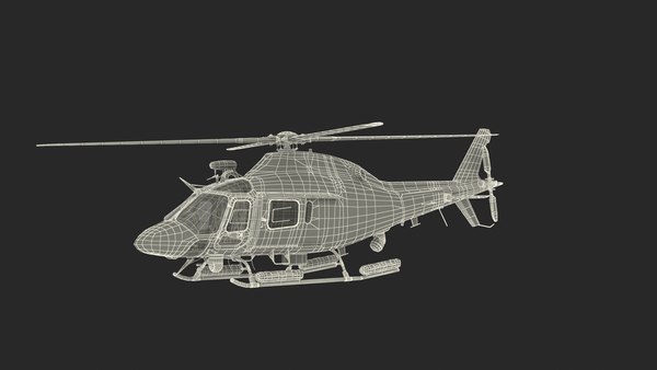 헬리콥터 AgustaWestland AW119 경찰 장비 3D 모델 - TurboSquid 2164625