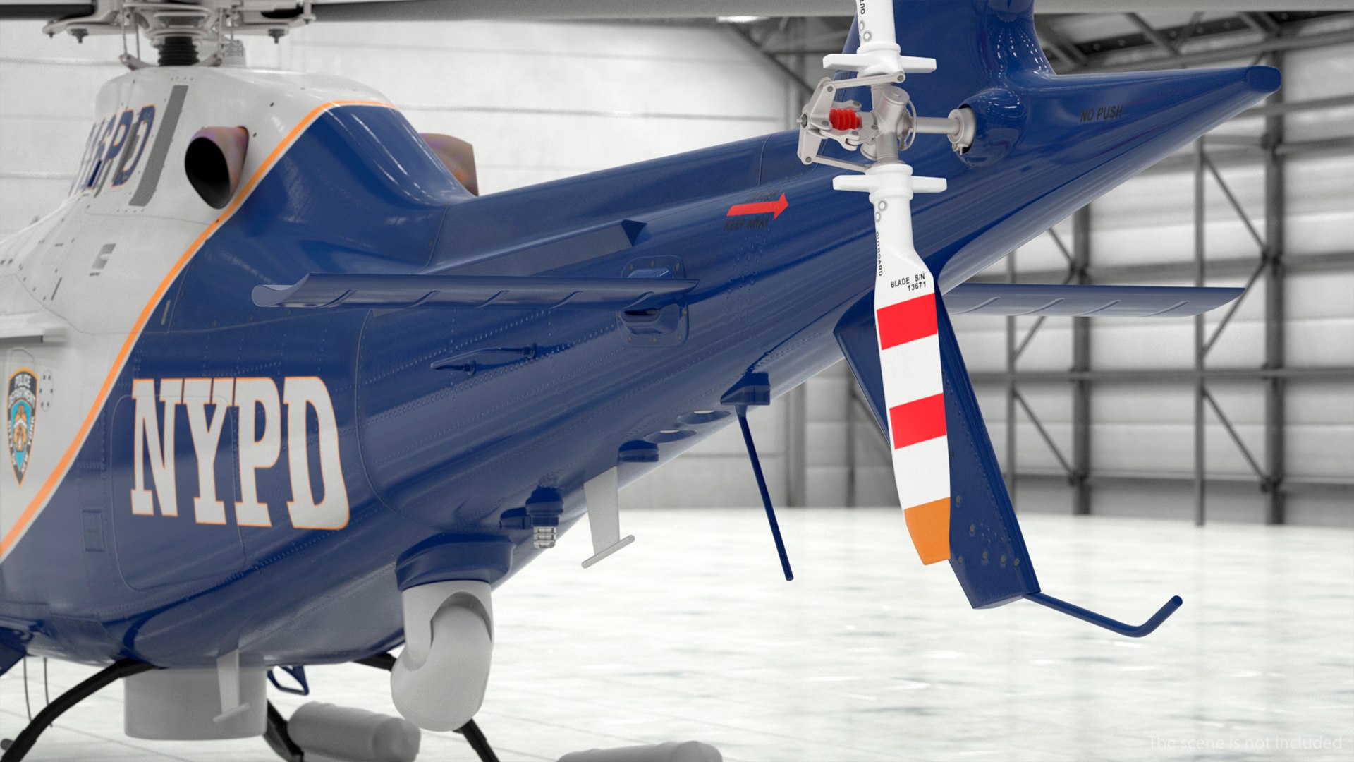 Helicopter AgustaWestland AW119 Police Rigged 3D model - TurboSquid 2164625