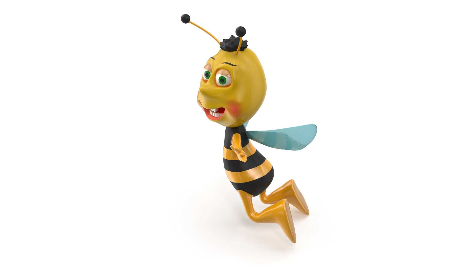 Cartoon Bee 3D Model - TurboSquid 1704041