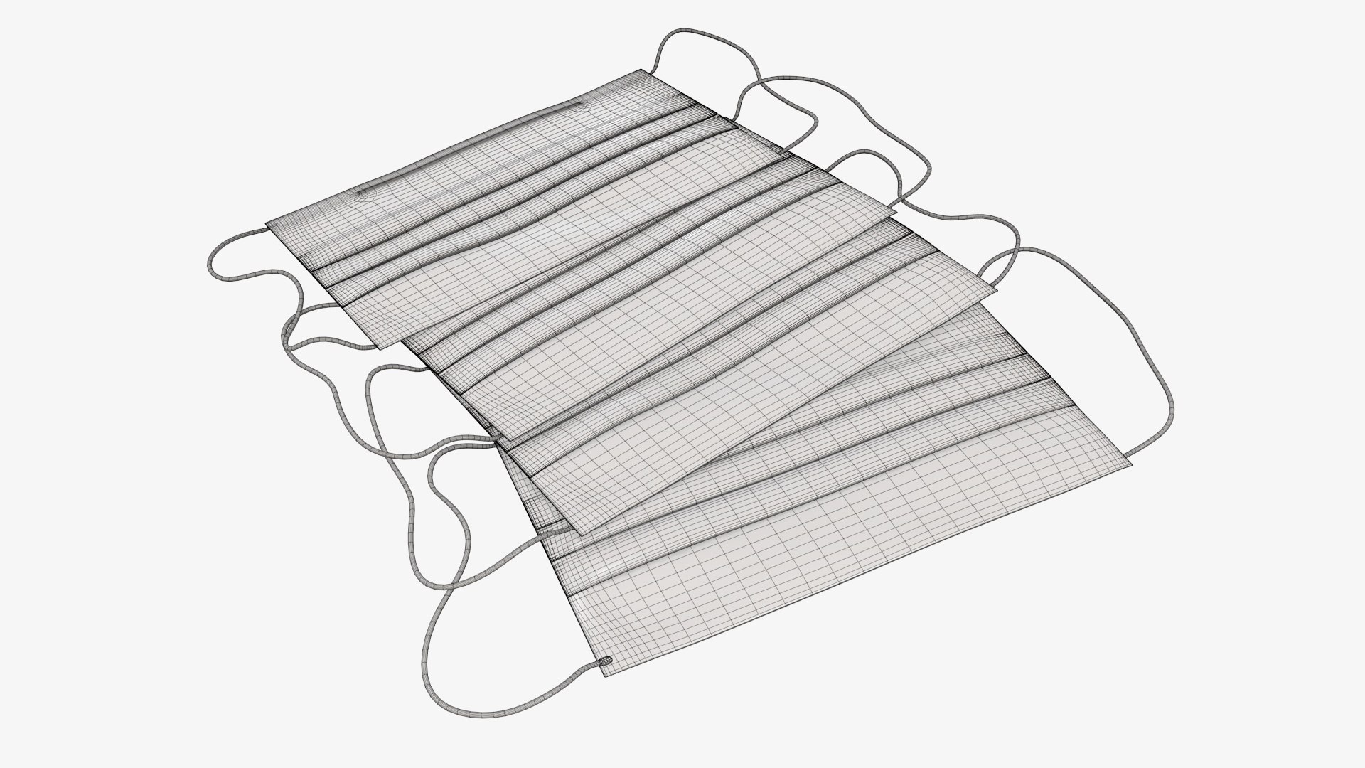 3D Surgical Medical Mask Model - TurboSquid 1677855