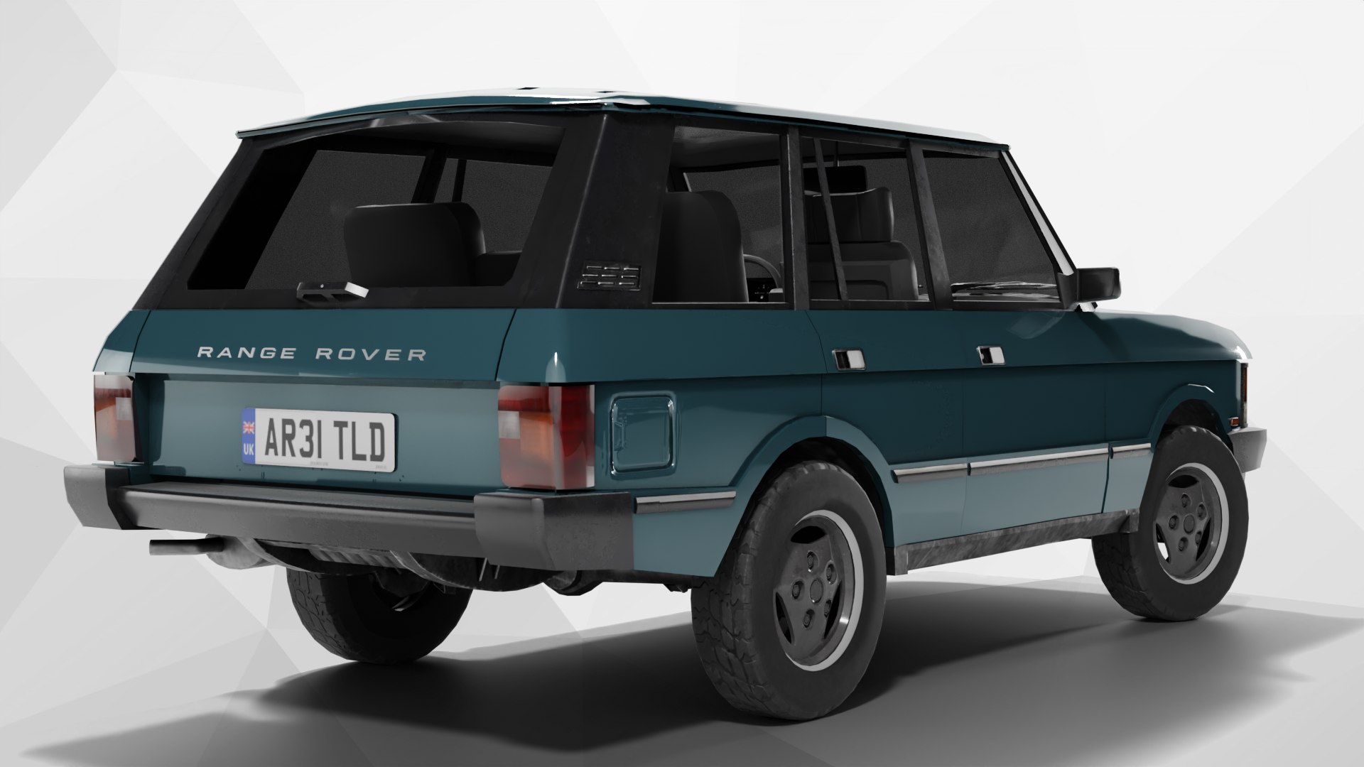 3D Model Range Rover Classic With Interior - TurboSquid 2364966