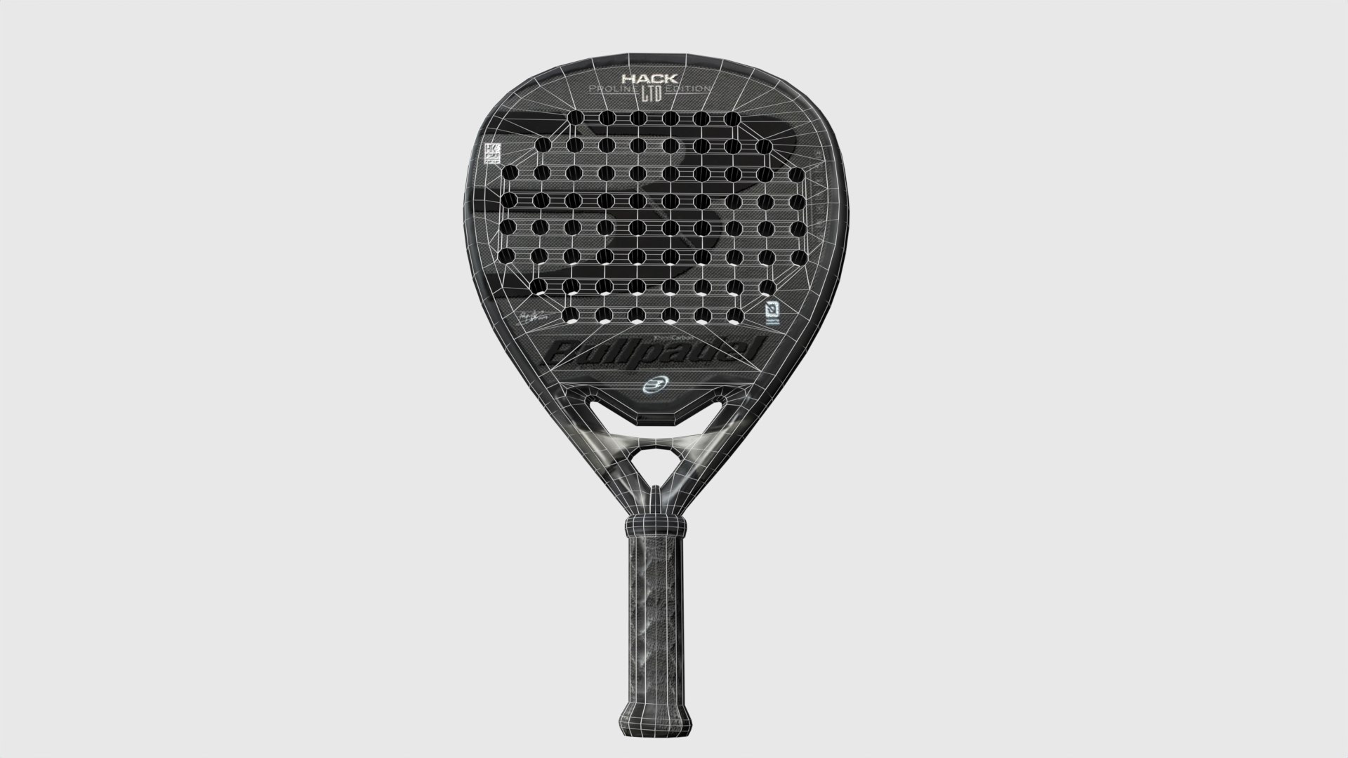 Padel - Sport Paddle Racket - BullPadel Hack Ltd Edition VR AR Low-poly ...