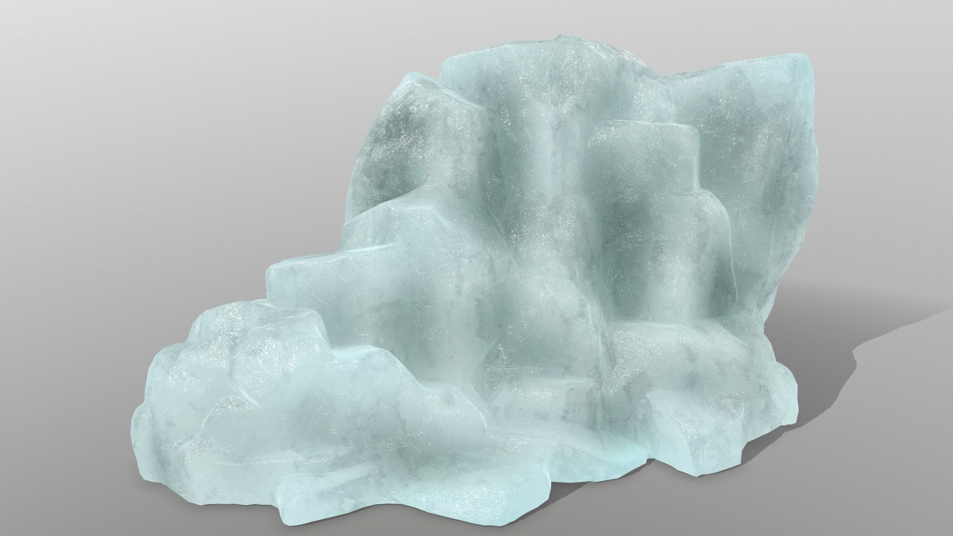 3D Ice Rock Model - TurboSquid 1388313