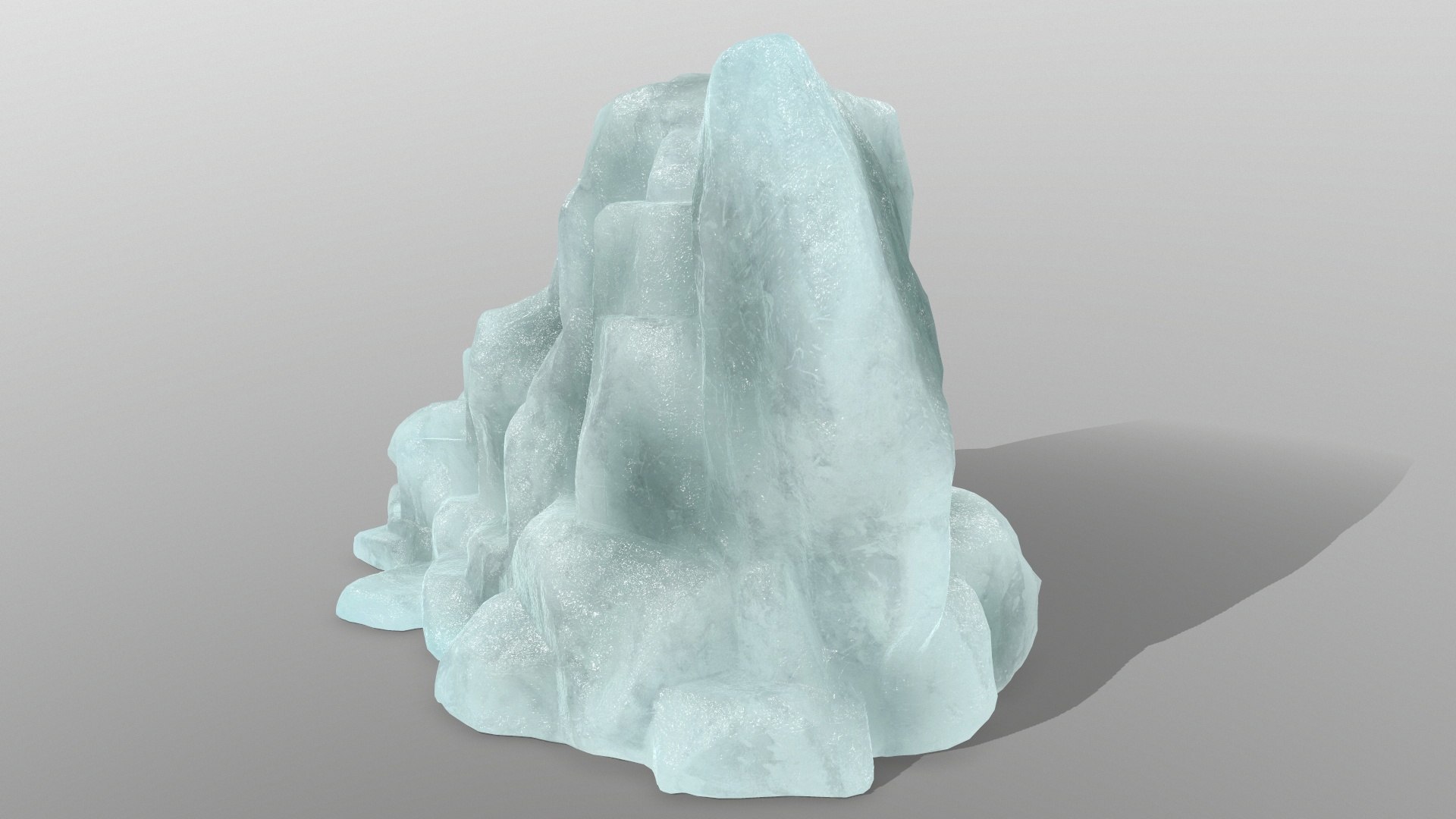 3D Ice Rock Model - TurboSquid 1388313