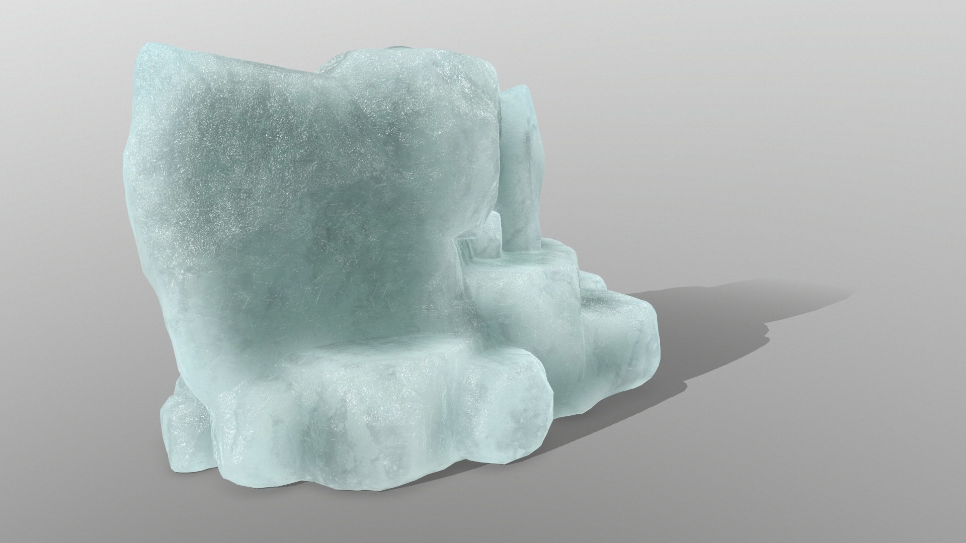 3D Ice Rock Model - TurboSquid 1388313