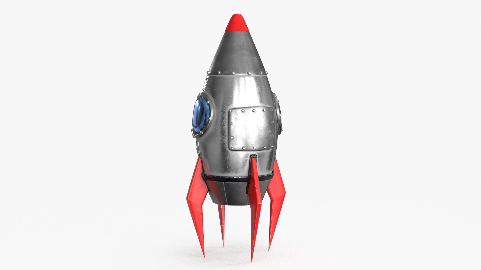 3D Model Cartoon Rocket - TurboSquid 1670125