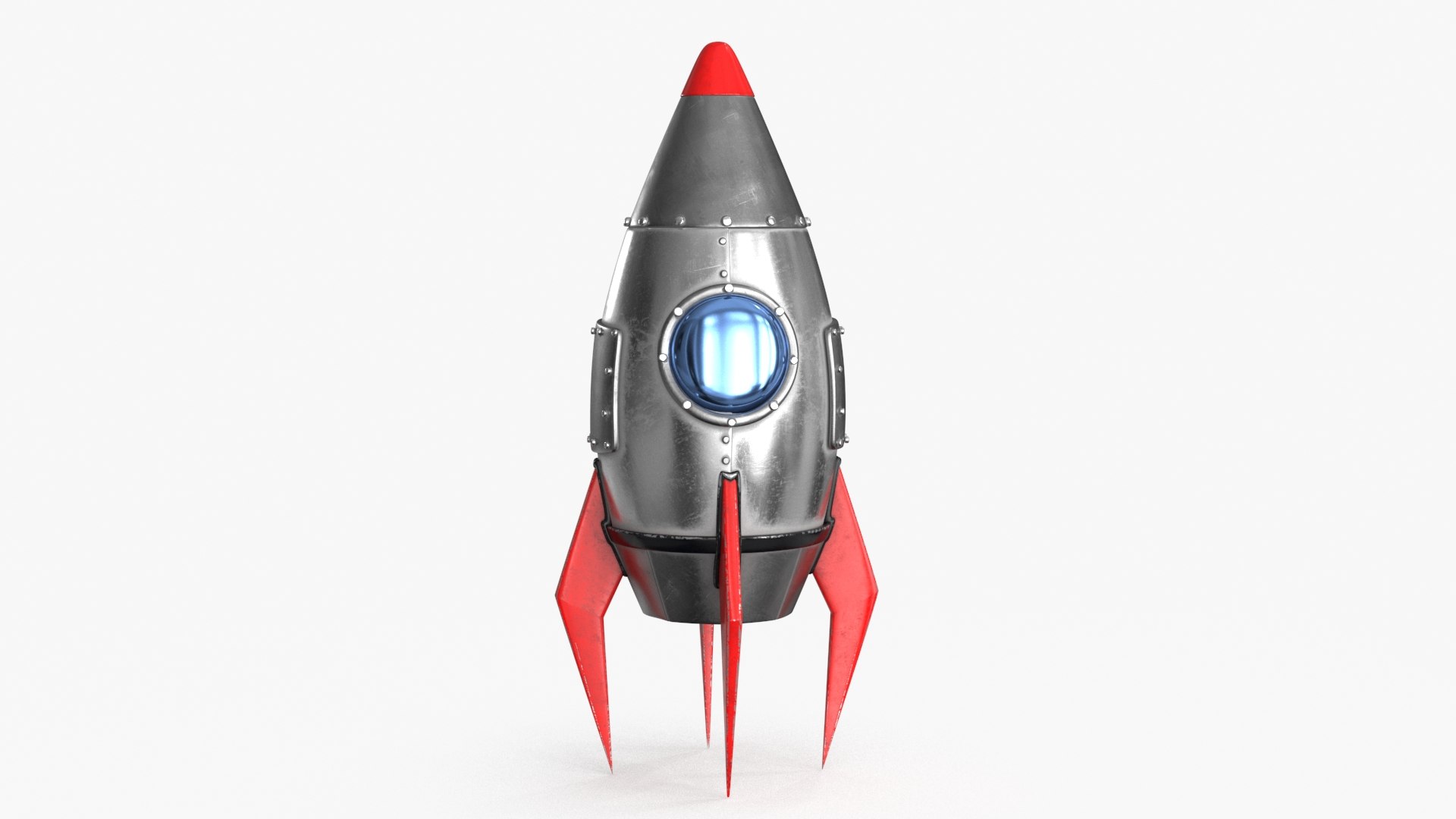 3D Model Cartoon Rocket - TurboSquid 1670125
