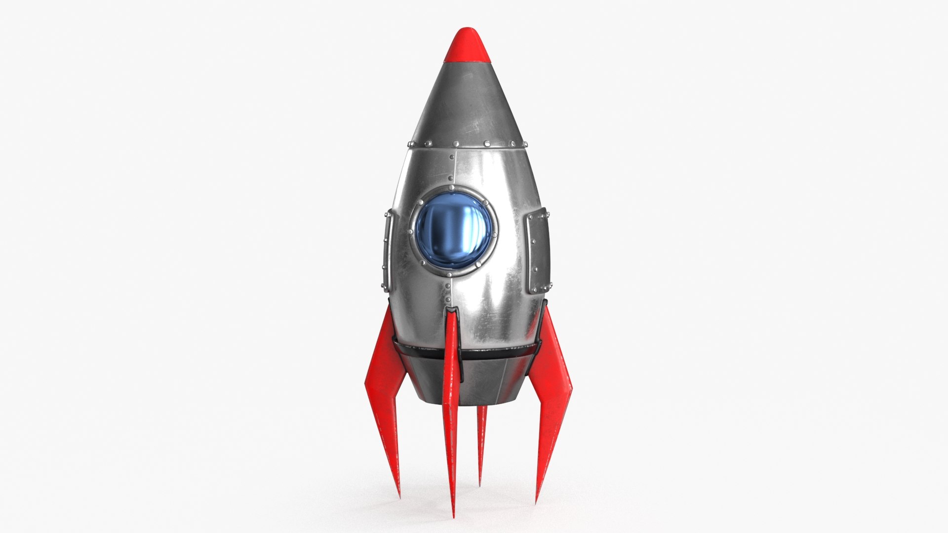 3D Model Cartoon Rocket - TurboSquid 1670125
