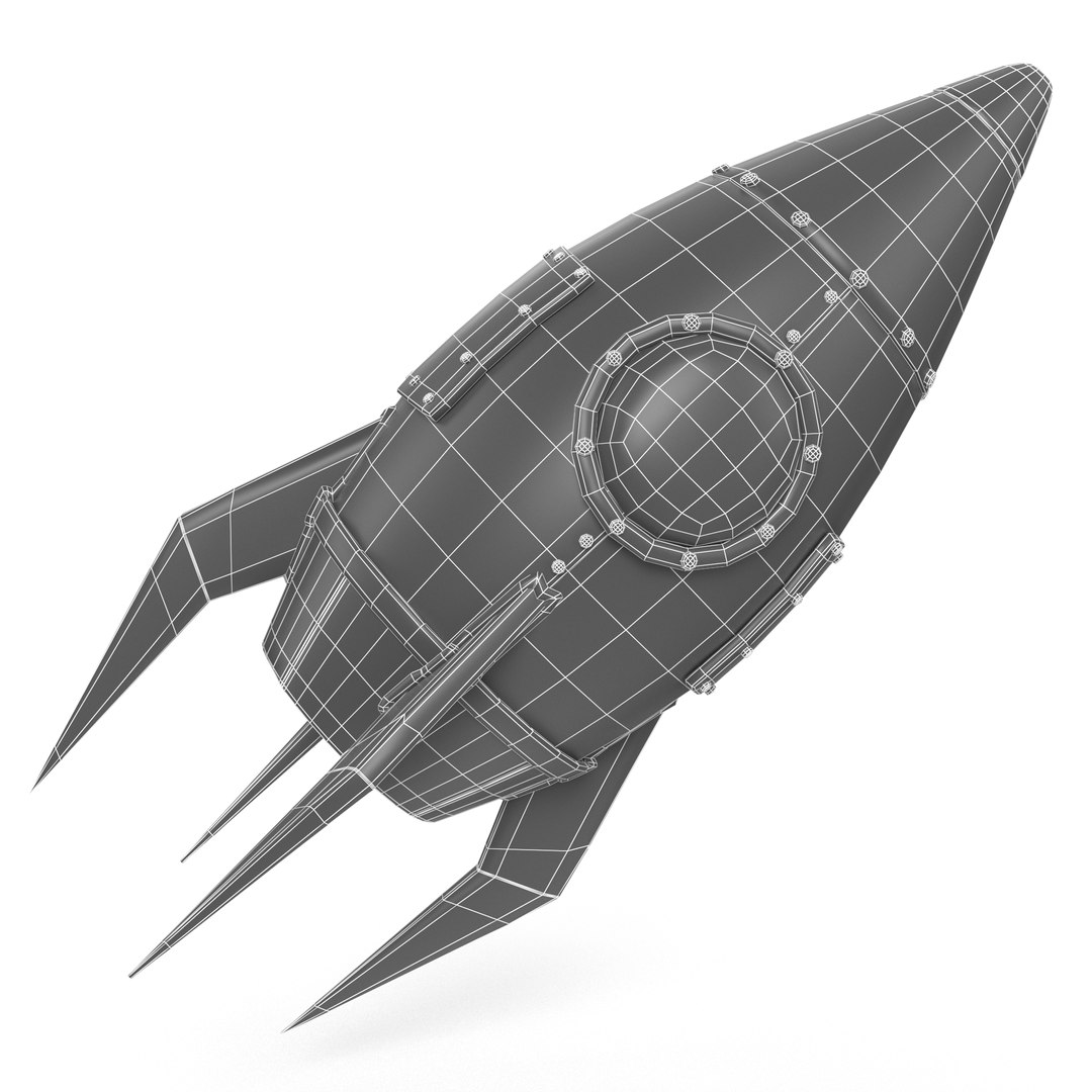 3D Model Cartoon Rocket - TurboSquid 1670125
