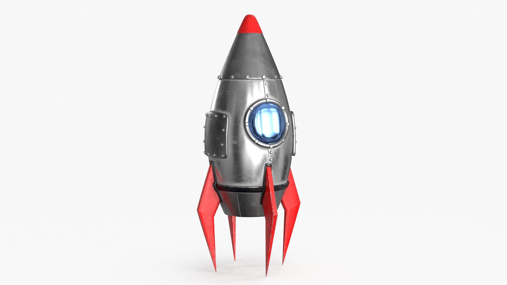 3D Model Cartoon Rocket - TurboSquid 1670125