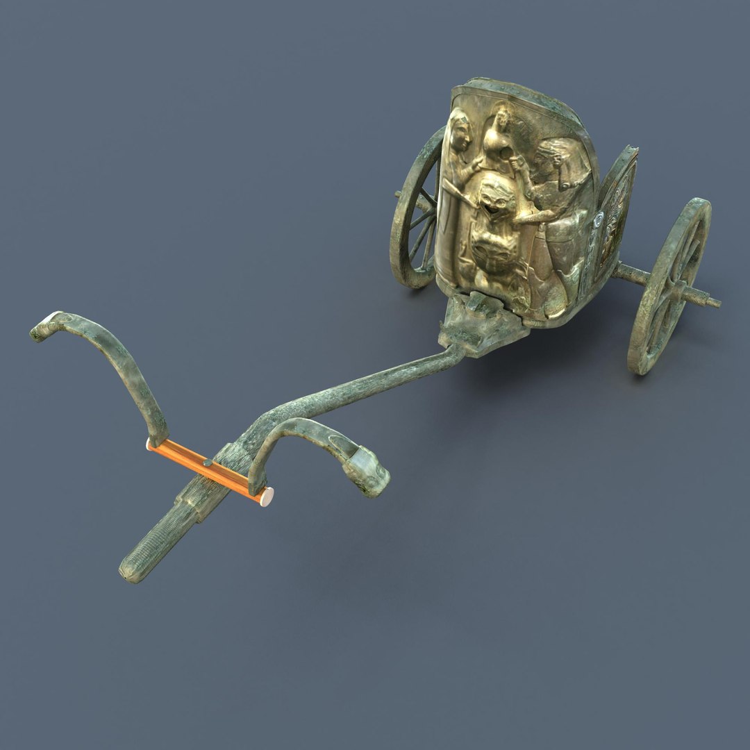 3d Model Of Etruscan Chariot