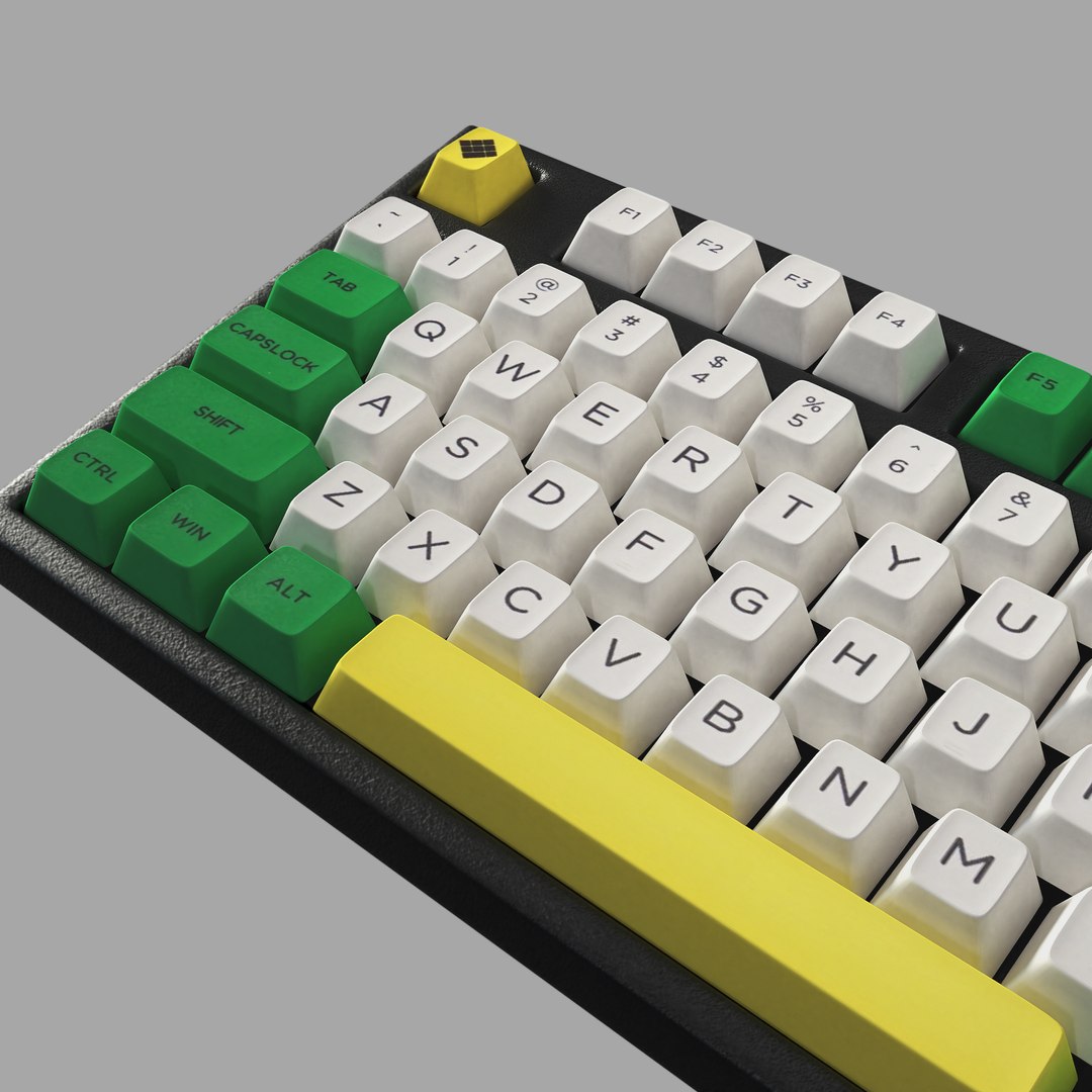 Mechanical Keyboard 3D Model - TurboSquid 1706442