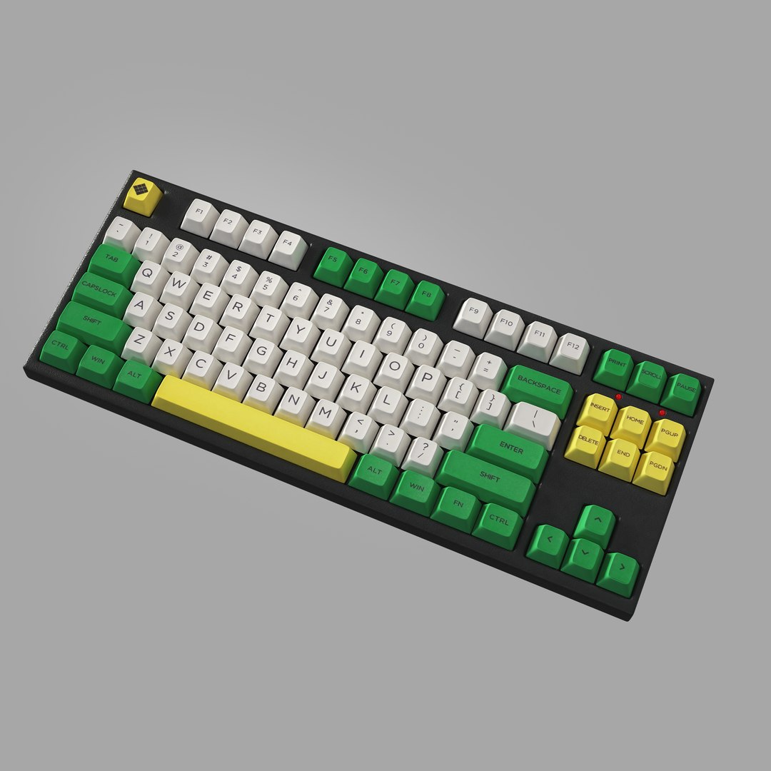 Mechanical Keyboard 3D Model - TurboSquid 1706442