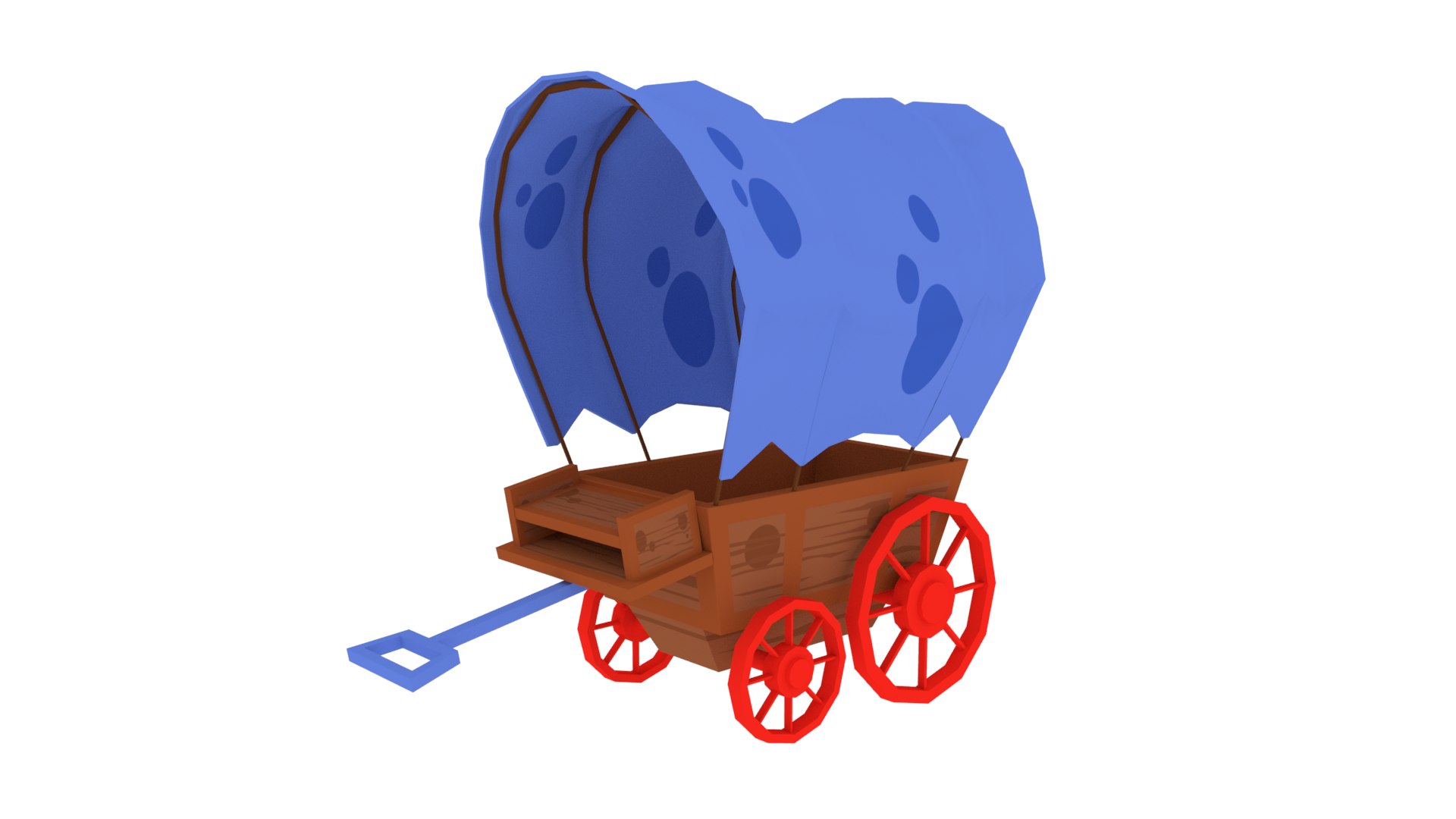 Cartoon Wagons 3D Model - TurboSquid 1895917