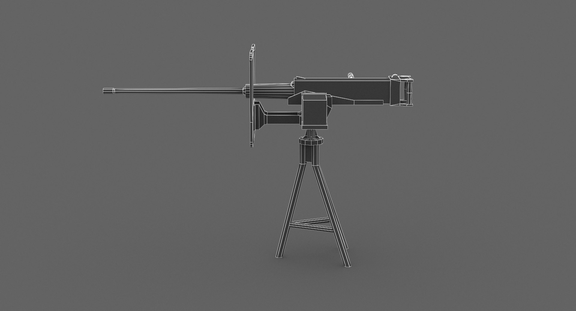 M2 Browning 3D Model - TurboSquid 1347658