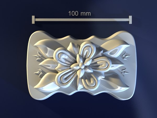 flower mold hand 3d model