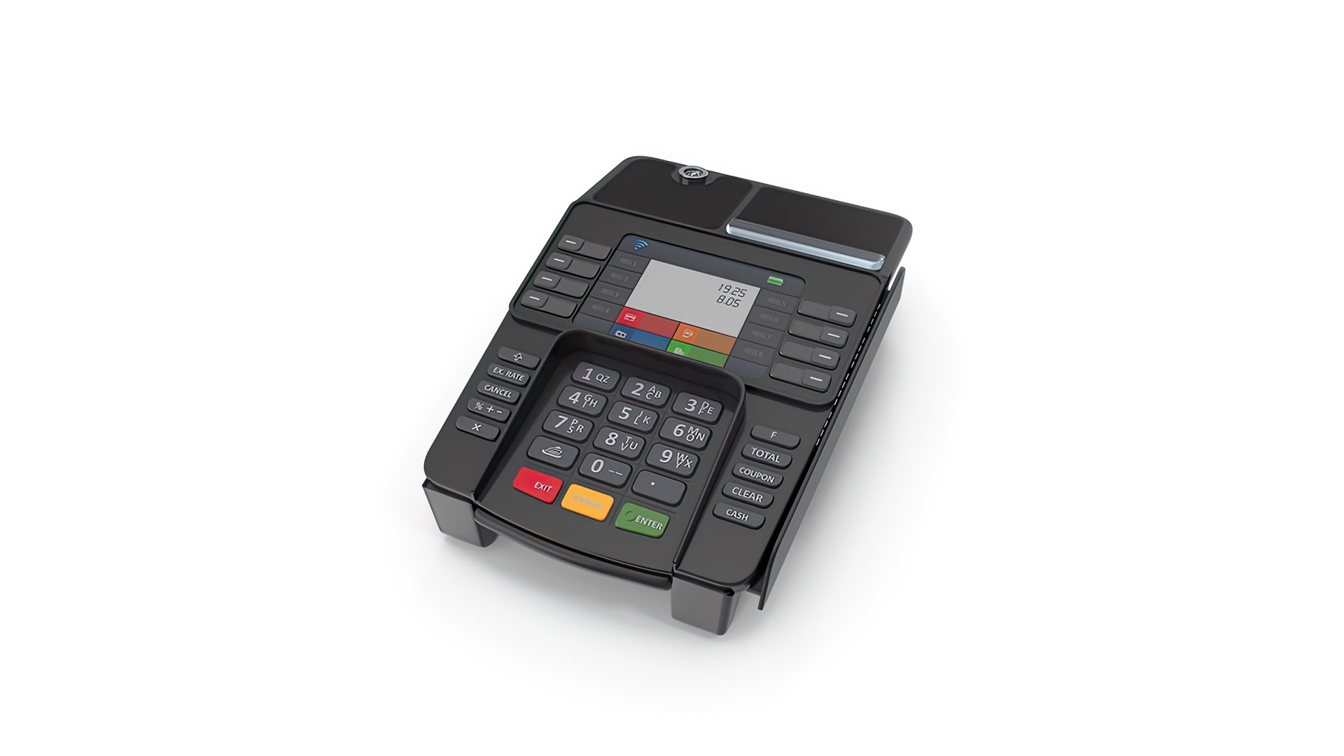 POS Cash Register 3D Model - TurboSquid 2291889