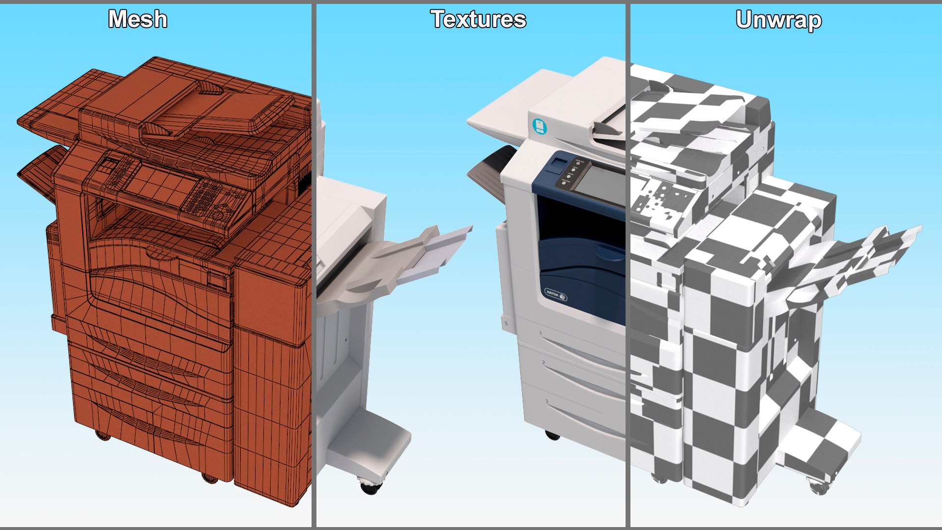 3D Multifunctional Device Xerox Altalink Model - TurboSquid 2318345