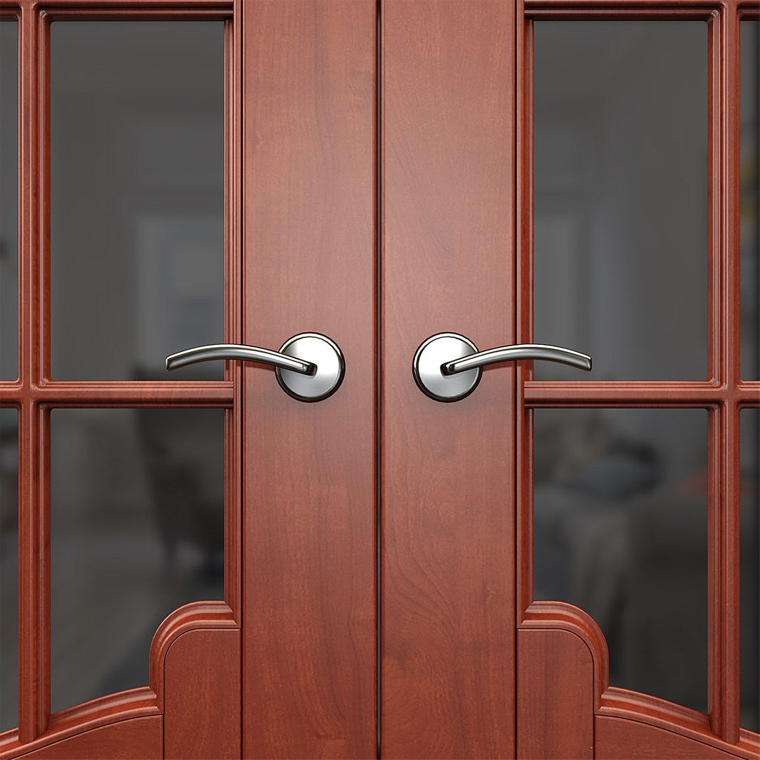 Double Door Classic 3D Model - TurboSquid 1230828