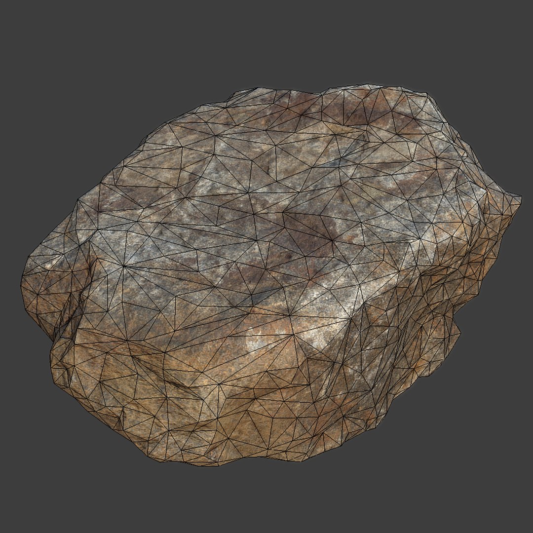 3d stone scan model