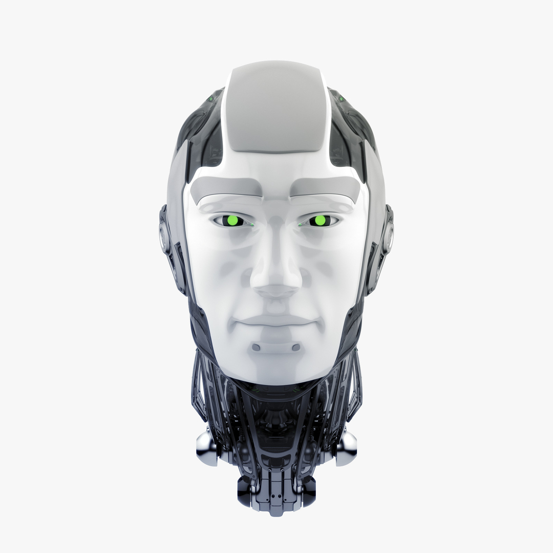 3D Cyborg Head Ii - TurboSquid 1472900