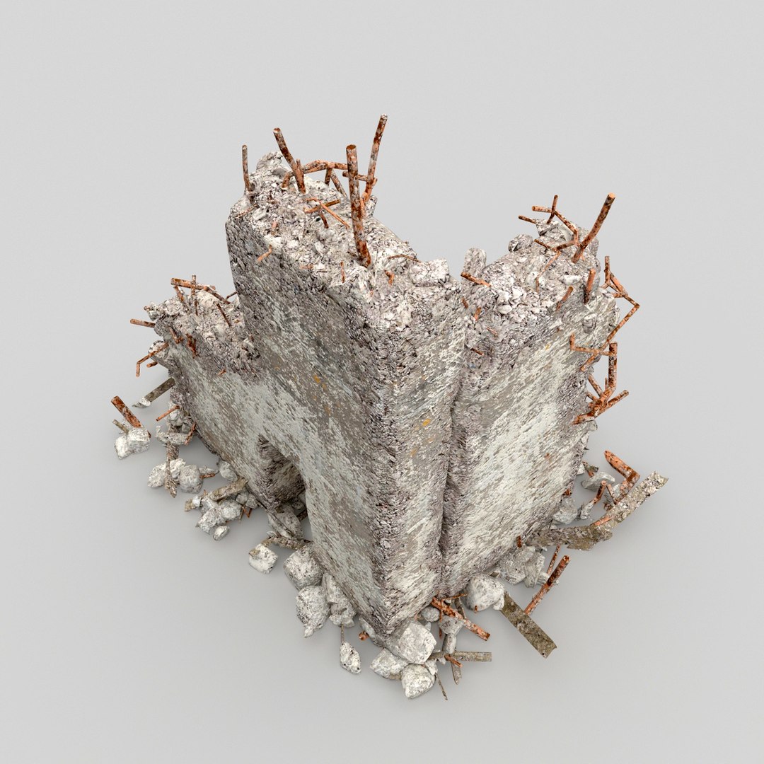 Ruins Building 3d Model