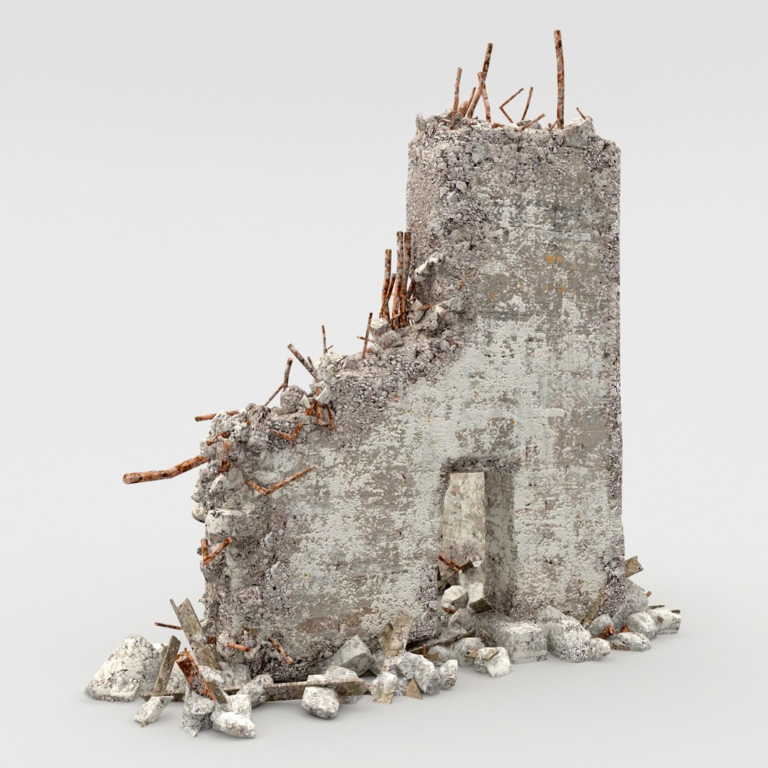 Ruins Building 3d Model