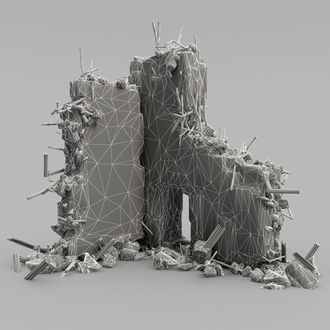 Ruins Building 3d Model