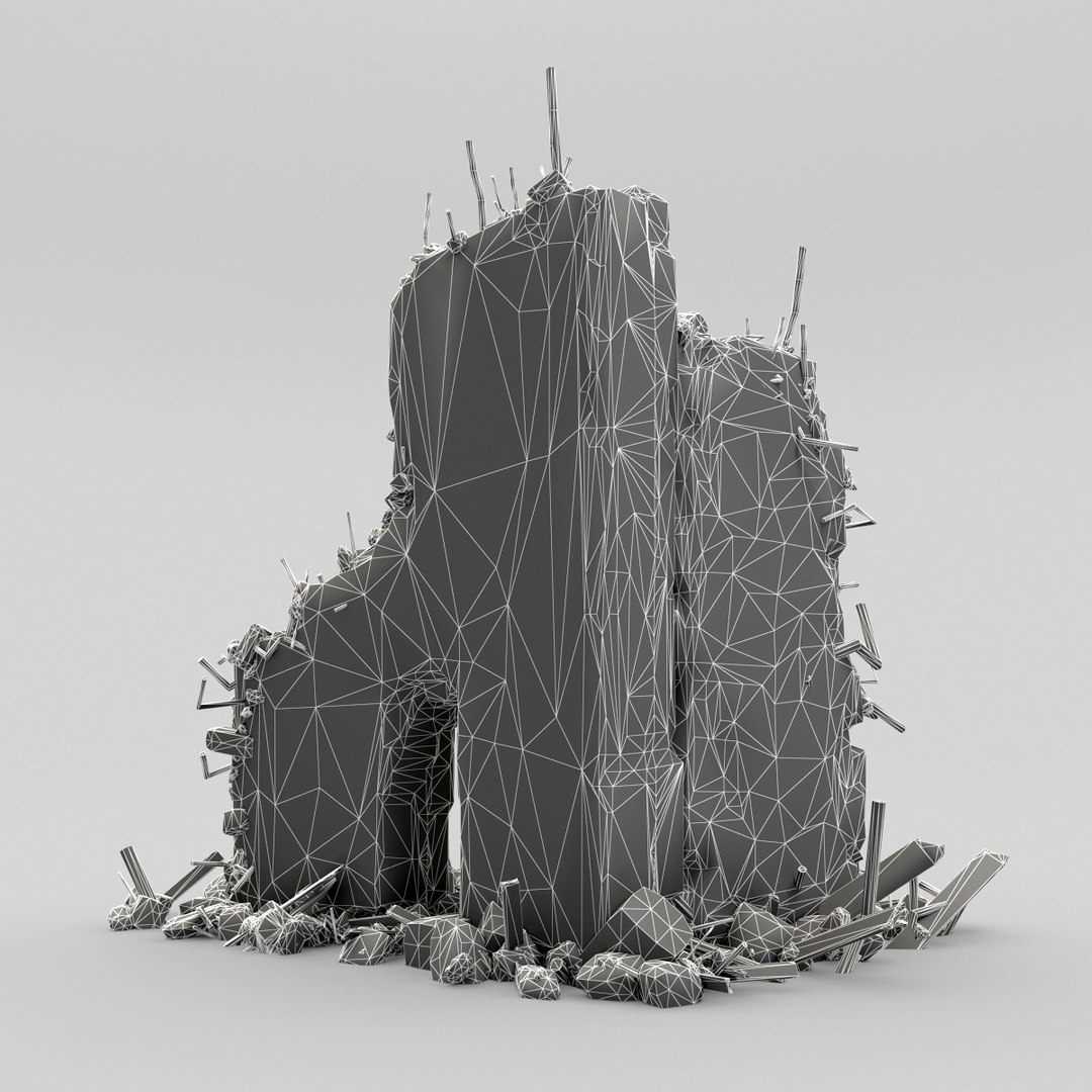 Ruins Building 3d Model