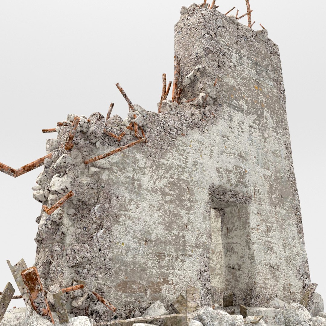 Ruins Building 3d Model