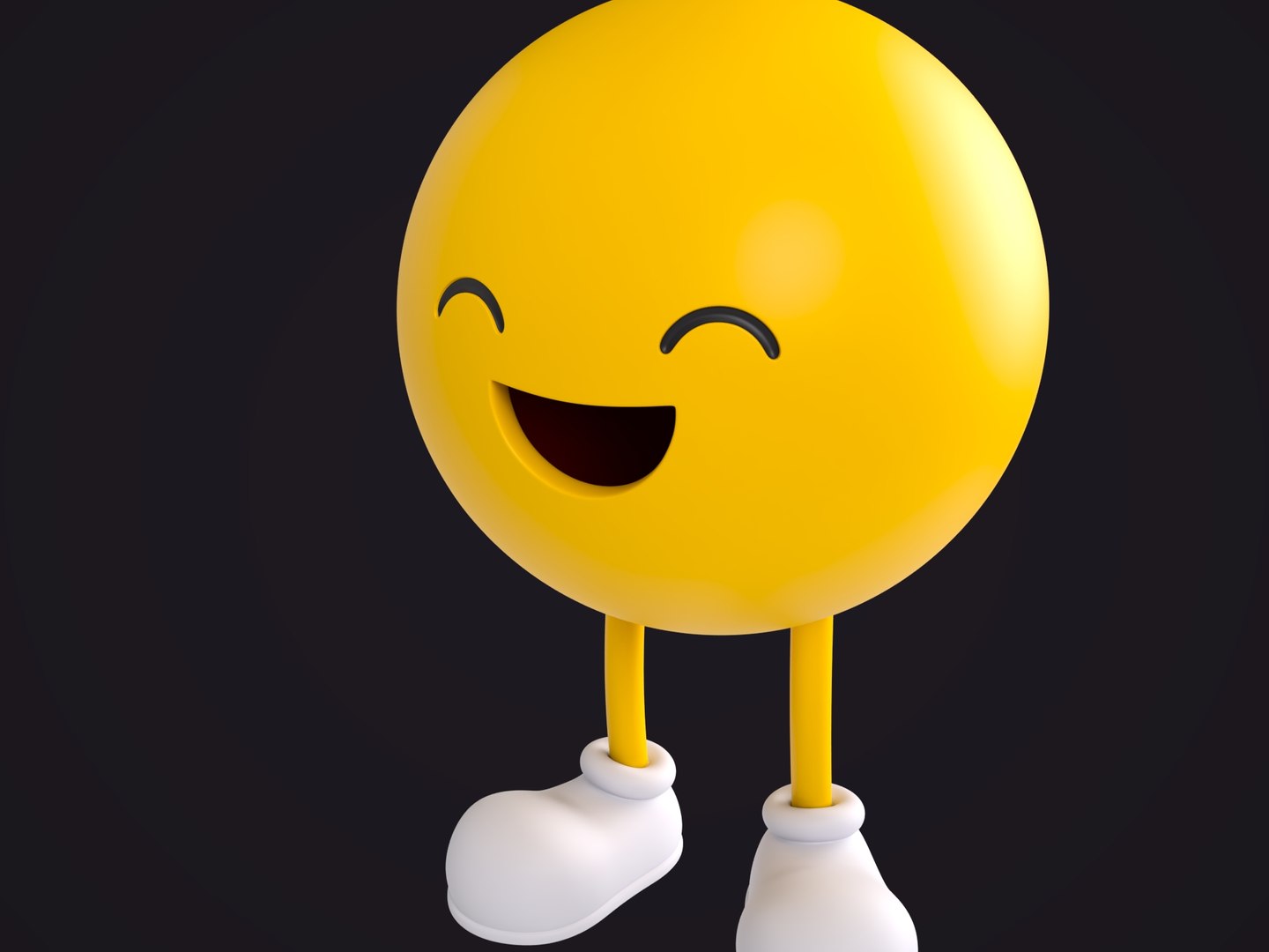 3D Happy Face Character Model - TurboSquid 2544542