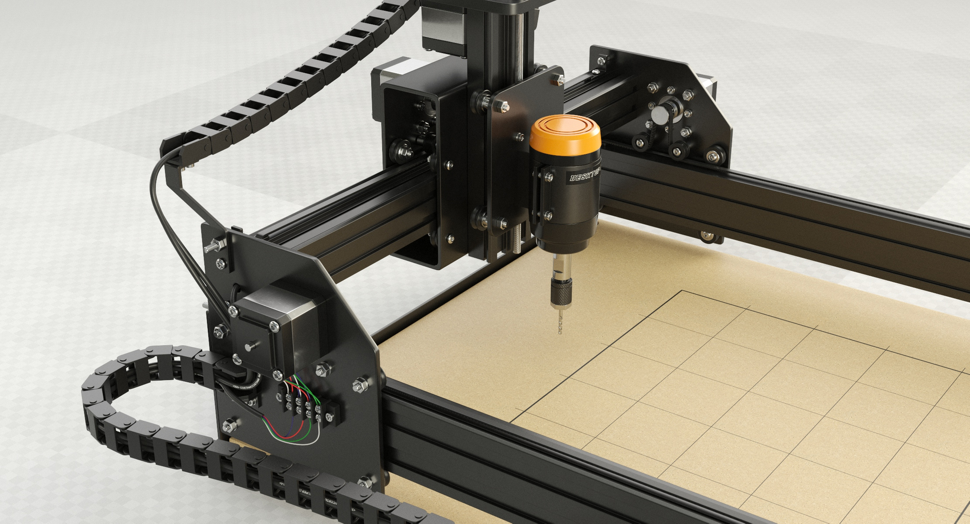 3D desktop cnc machine - TurboSquid 1433275