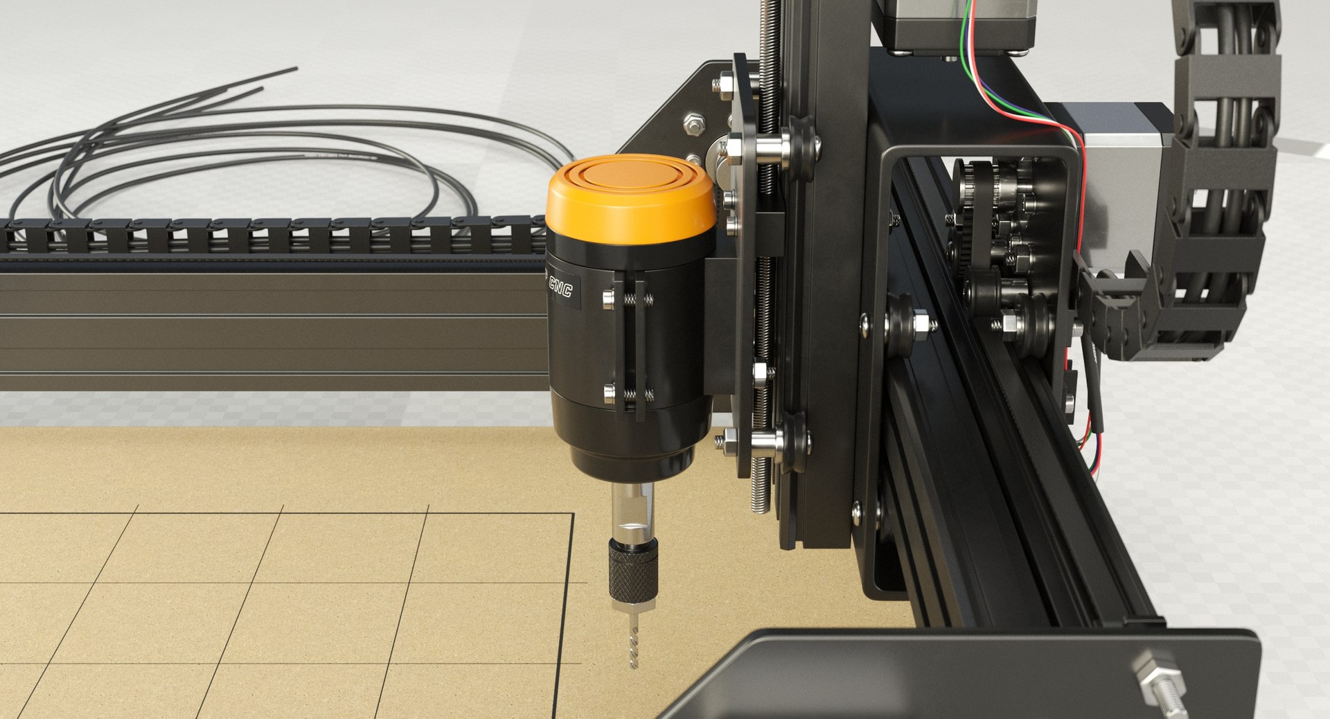 3D Desktop Cnc Machine - TurboSquid 1433275