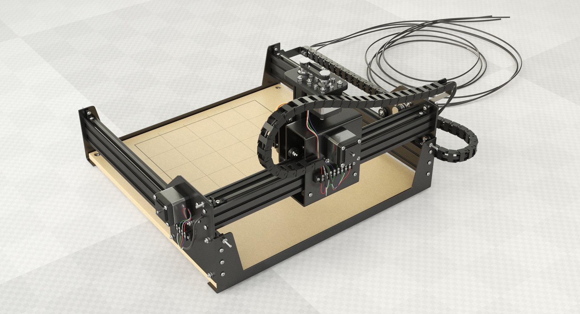 3D Desktop Cnc Machine - TurboSquid 1433275