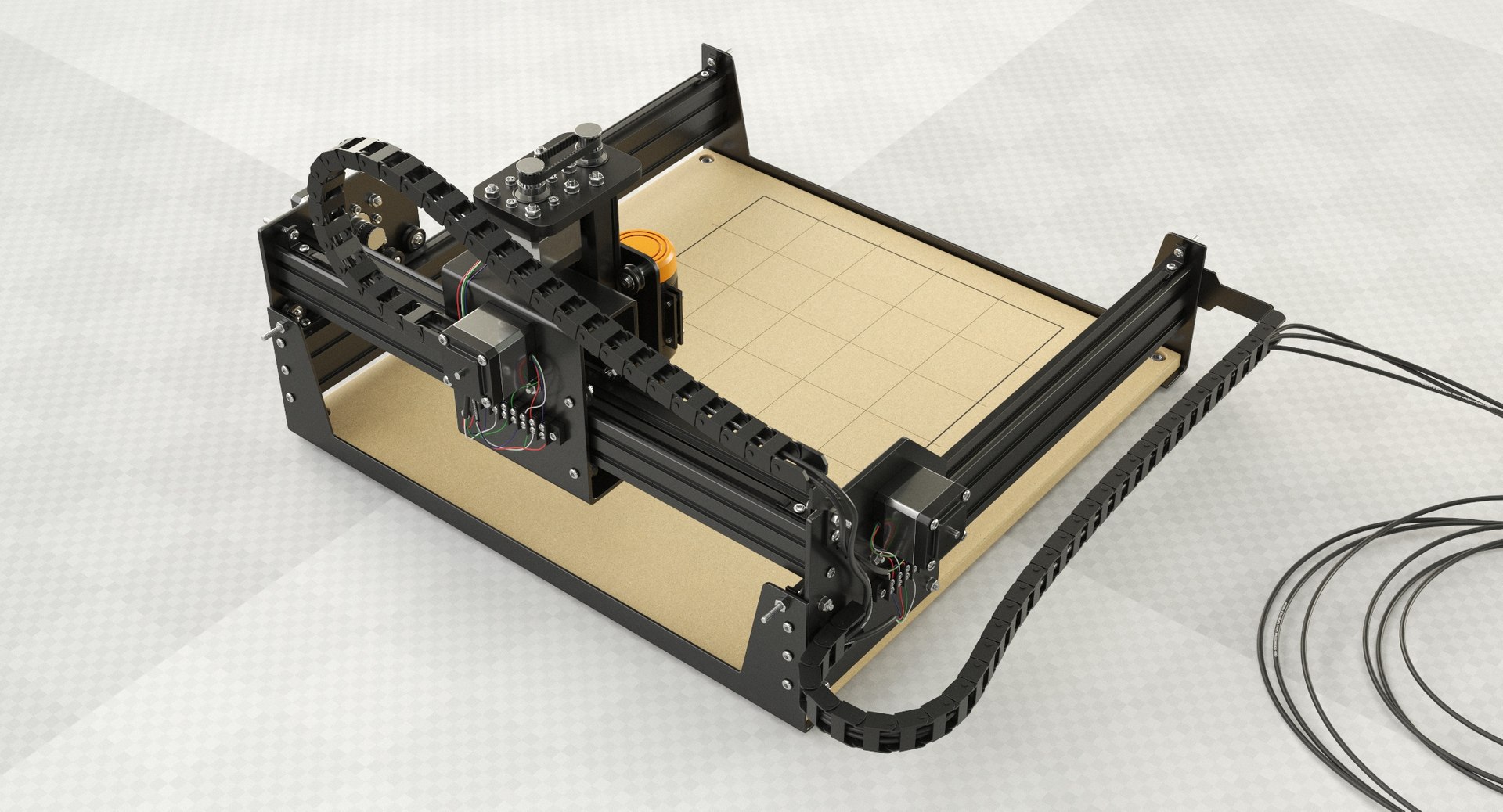 3D Desktop Cnc Machine - TurboSquid 1433275