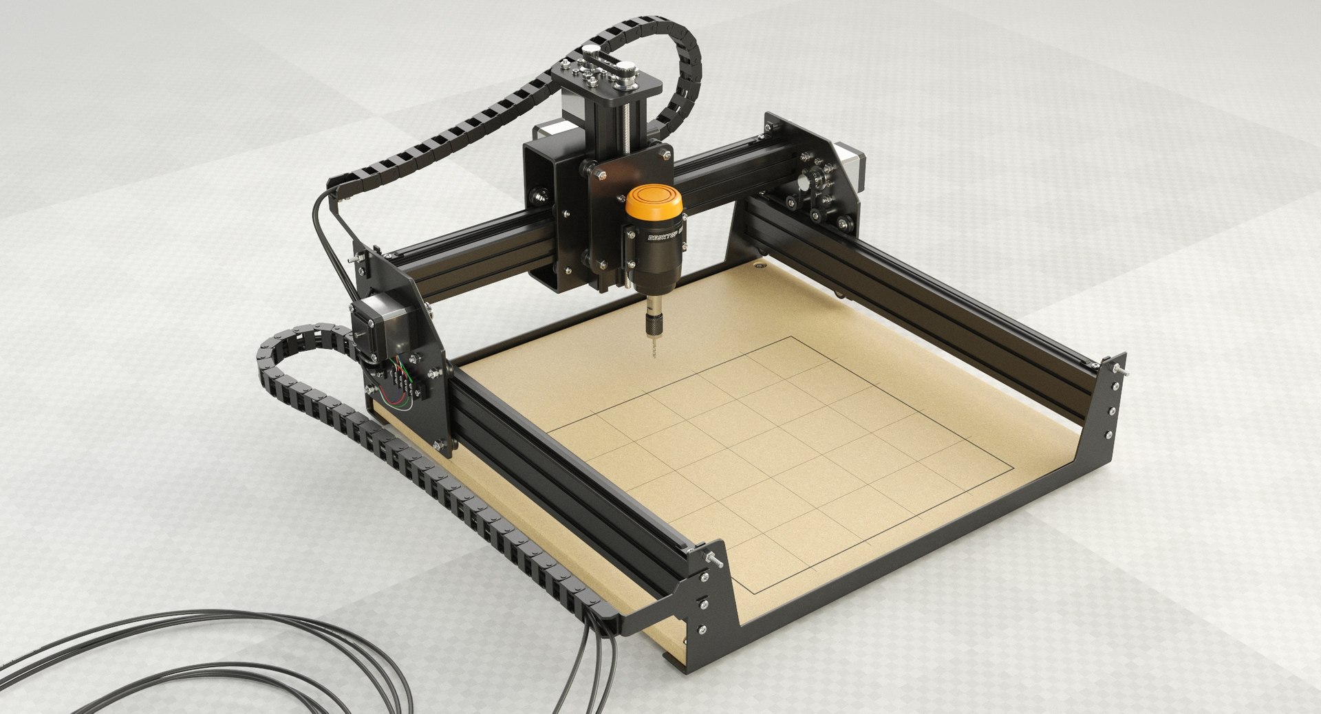3D Desktop Cnc Machine - TurboSquid 1433275