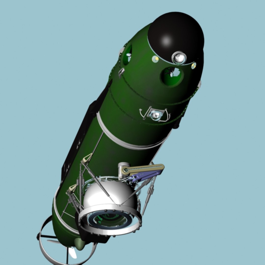 Deep Rescue Submarines Dsrvs 3d Model