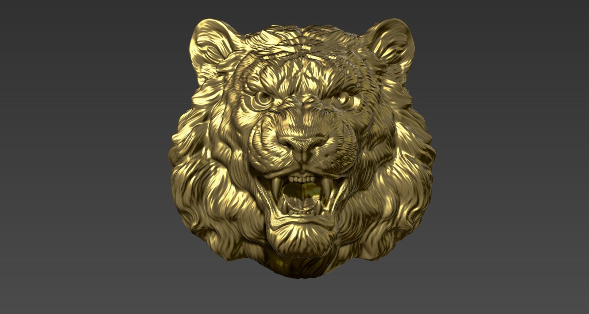 3D Tiger Pendant - TurboSquid 1809702